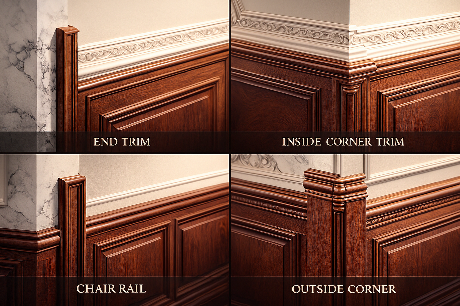 Types of Trims for Decorative Wall Panels: A Complete Guide – Wall ...